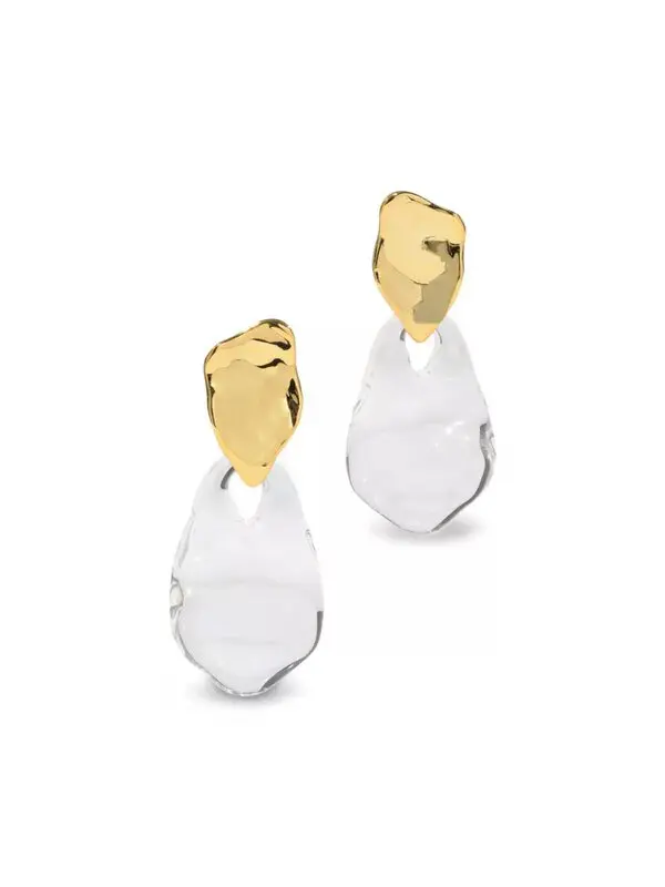 Alexis Bittar Liquid Wafer Drop Earrings