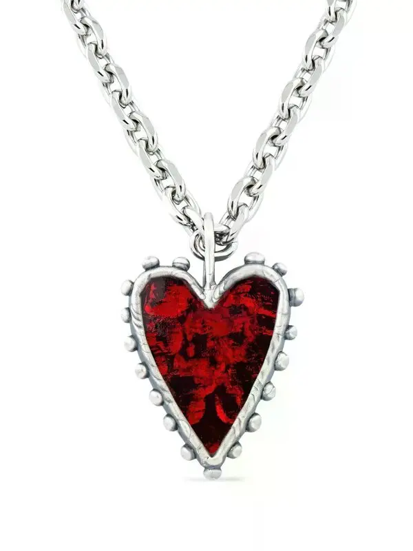 POISON DROP LAB Heart Pendant Chain Necklace
