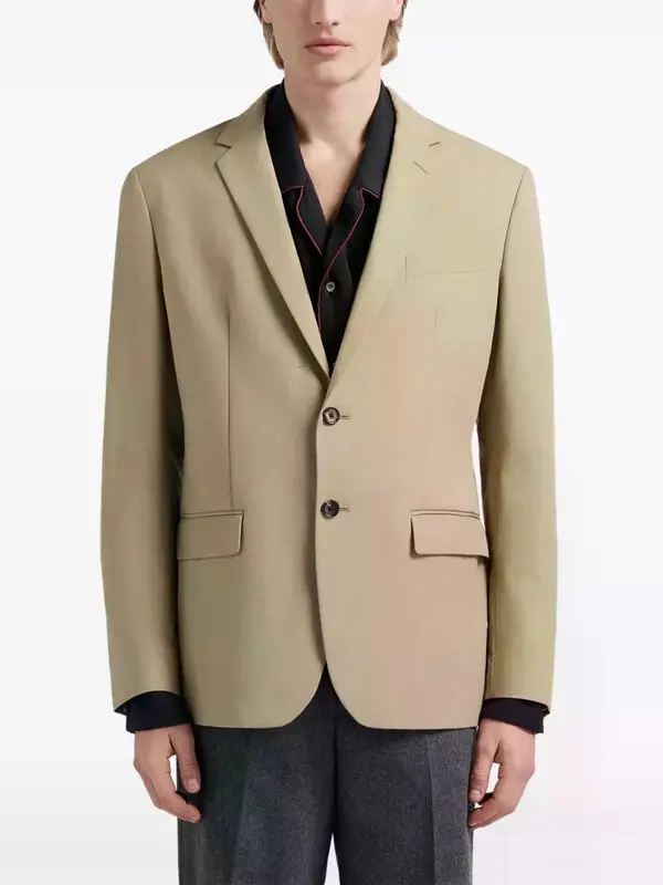 Bally Buttoned Cotton Blazer