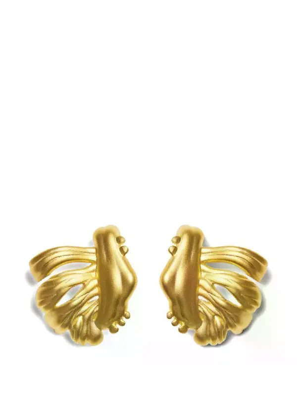 JUDE BENHALIM Una Earrings - Gold
