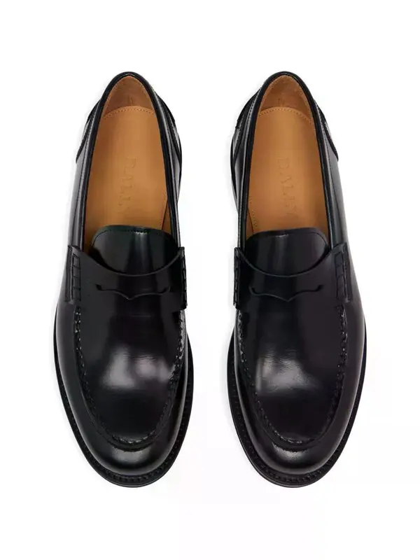 Bally Flair Brushed Leather Loafers