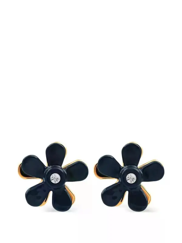 Marni Flower-shape Stud Earrings - Blue