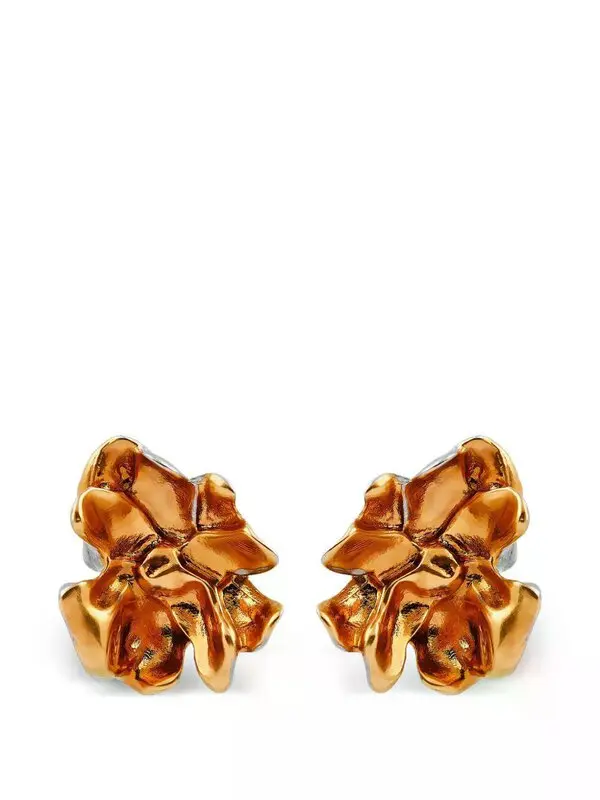 Marni Flower-shaped Stud Earrings - Silver