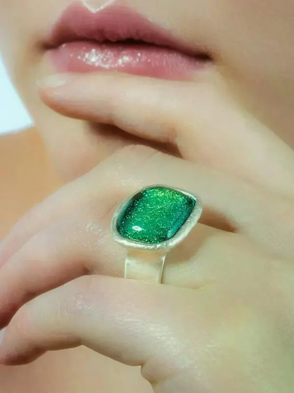 POISON DROP LAB Dichroic Glass Ring