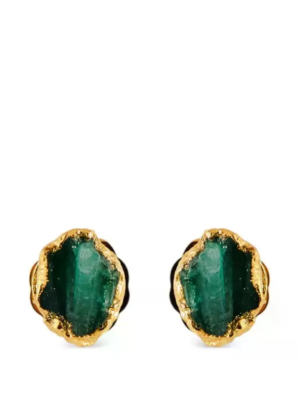FENOMENA Emerald Stud Earrings