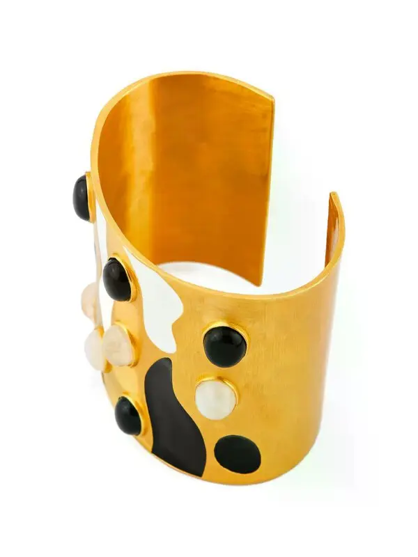 Boheme Onyx Zebra Cuff Bracelet