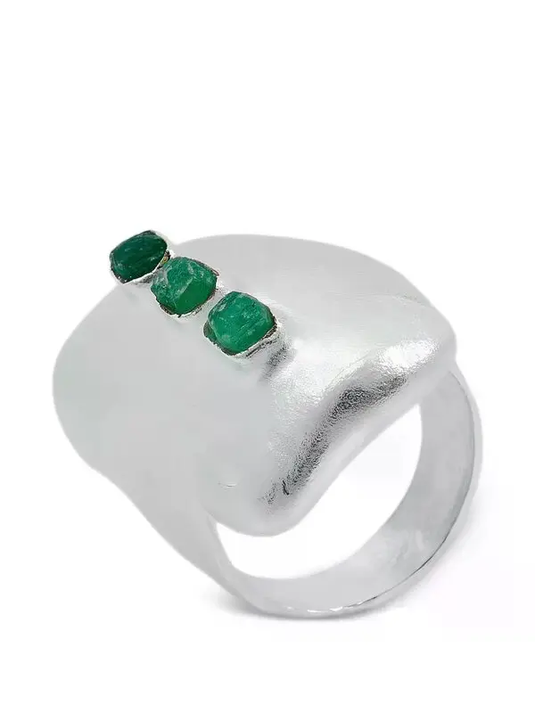 FENOMENA Emerald And Brass Ring