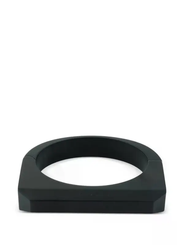Rick Owens Brushed Bevelled Bracelet - Black