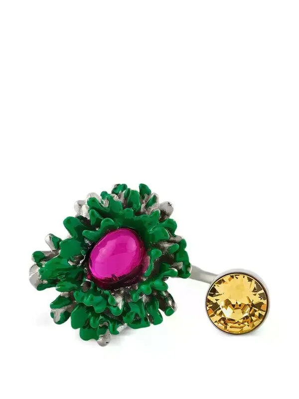 Marni Crystal Flower Ring