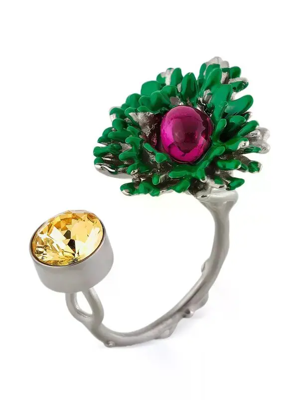 Marni Crystal Flower Ring