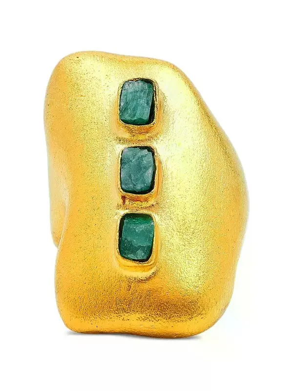 FENOMENA Muzo Emerald Ring - Gold