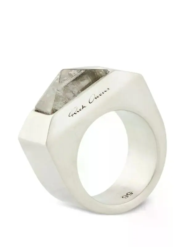 Rick Owens Crystal Pyramid Ring