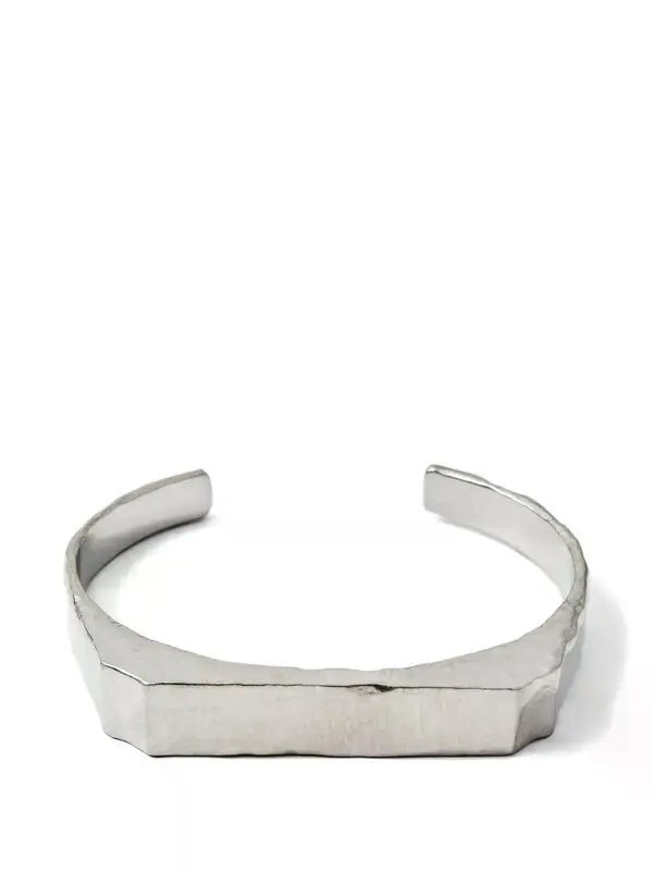MAISON MARGIELA Geometric Cuff Bracelet - Silver