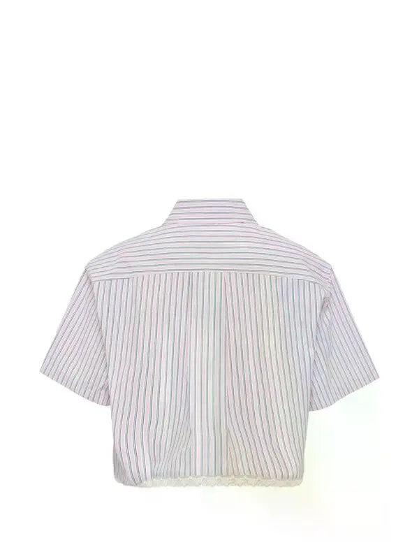 MARDI MERCREDI LES PETITES Striped Cotton Shirt