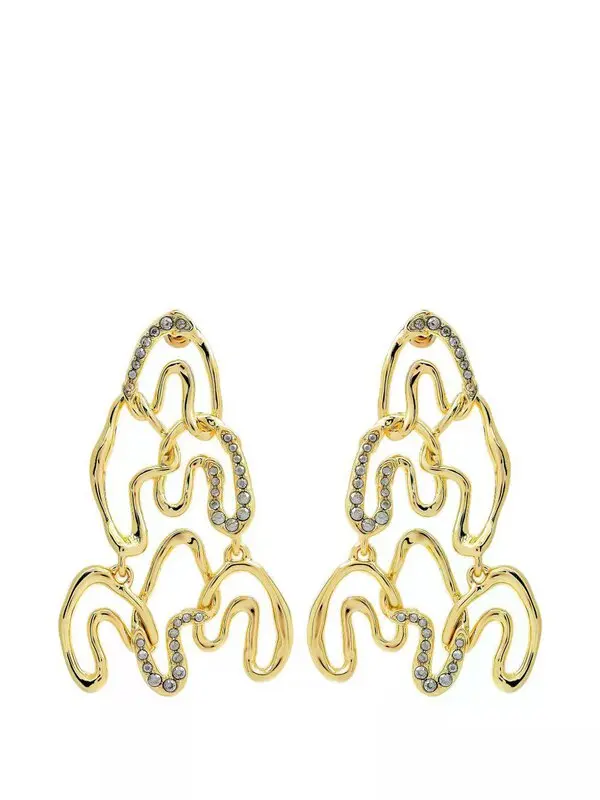 Alexis Bittar Geometric Earrings - Gold