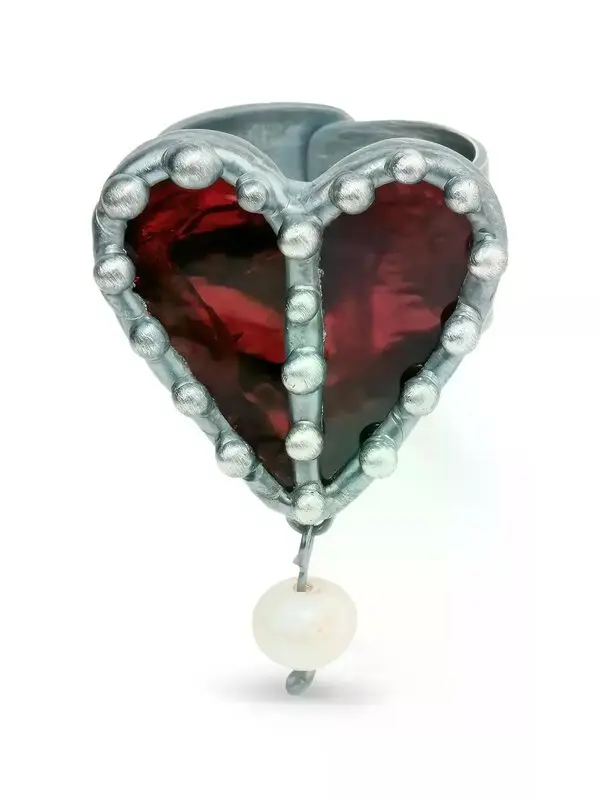 POISON DROP LAB Heart Ring - Silver