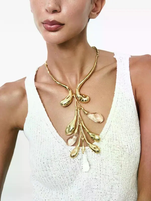 Alexis Bittar Liquid Sapling Collar Necklace
