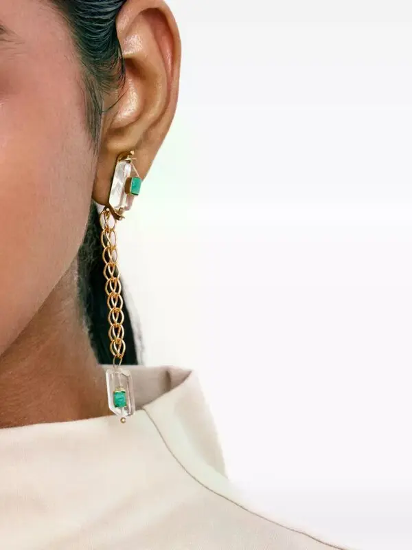 FENOMENA Veta Chain-detail Earrings