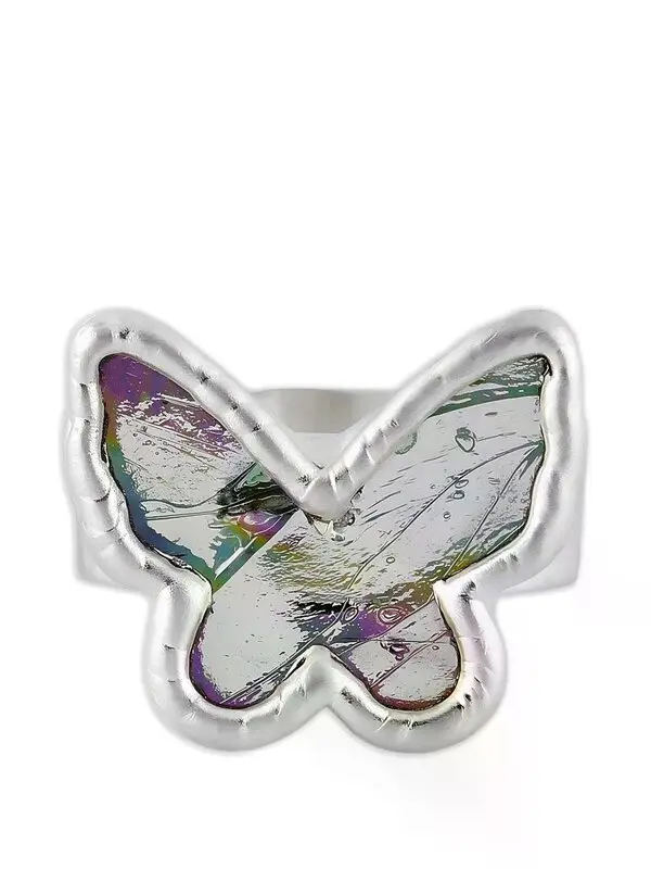 POISON DROP LAB Butterfly Tin Ring - Silver