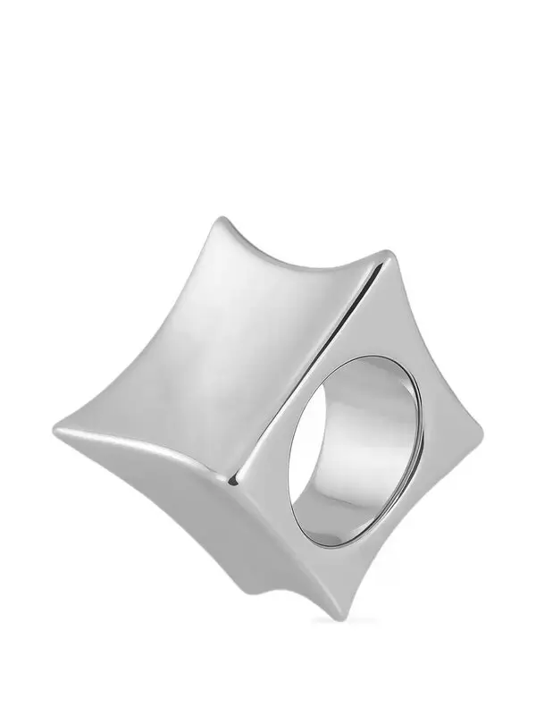HUGO KREIT Tone Chunk Ring - Silver