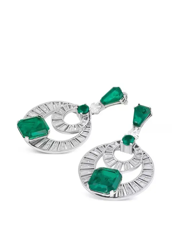 Isharya Doublet Moon Bali Earrings