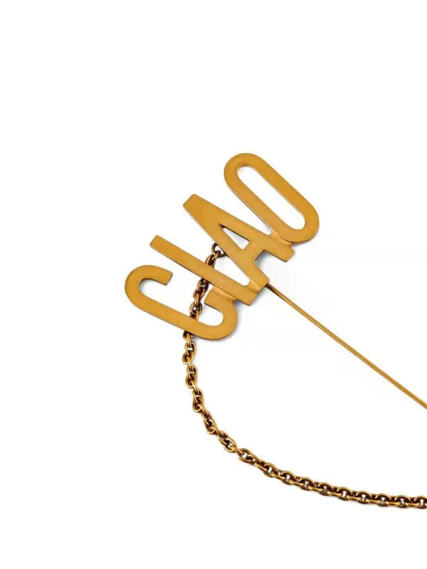 Moschino Chain-detail Brooch