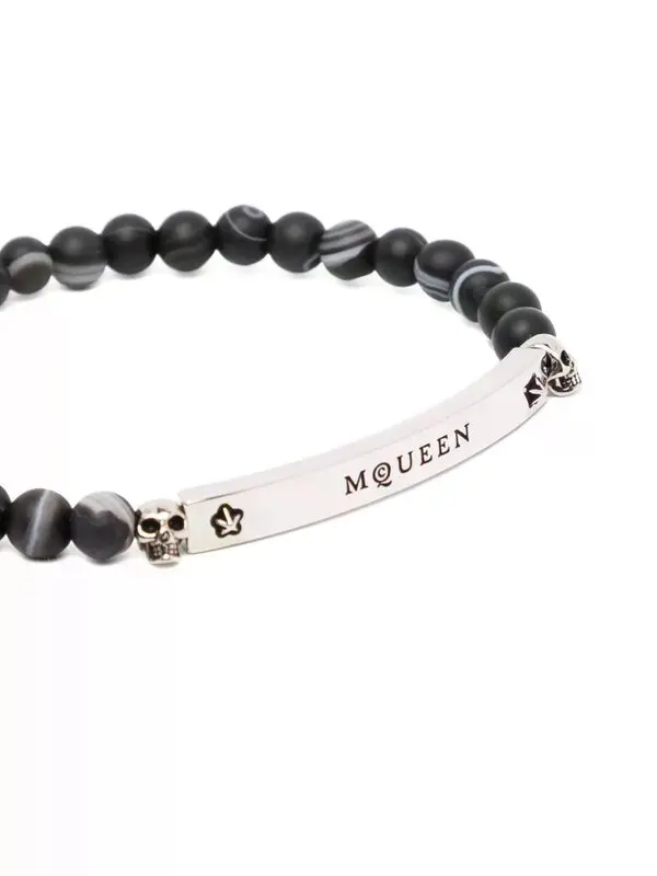 Alexander McQueen Logo Bead Bracelet