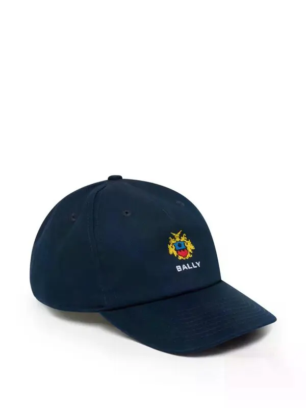 Bally Crest-embroidered Baseball Cap - Blue