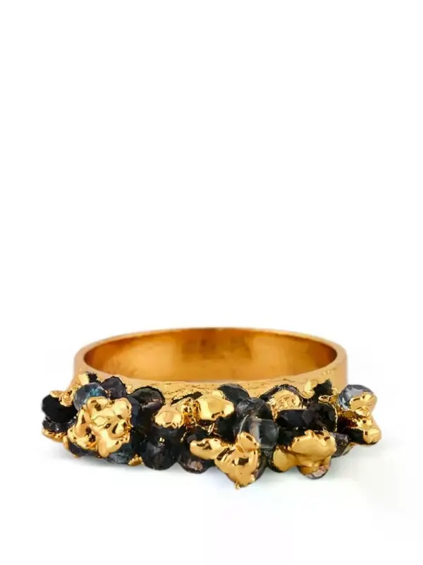 FENOMENA Sapphire Chunk Ring - Gold