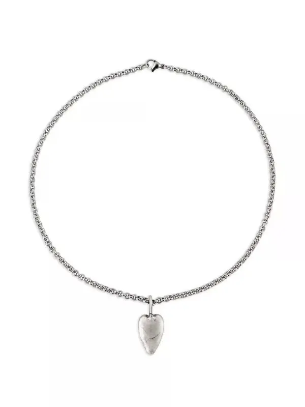 POISON DROP LAB Heart Chain Necklace - Silver