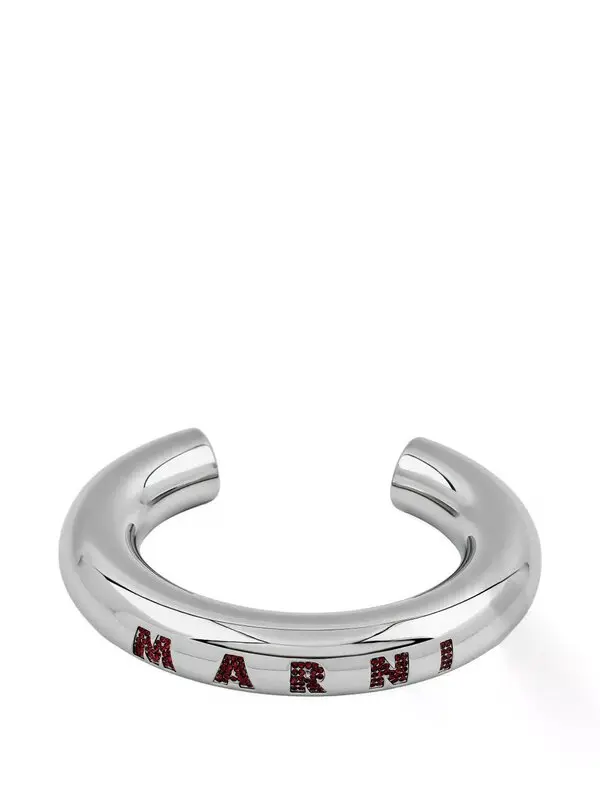 Marni Bracelet With Swarovski Stones - Silver