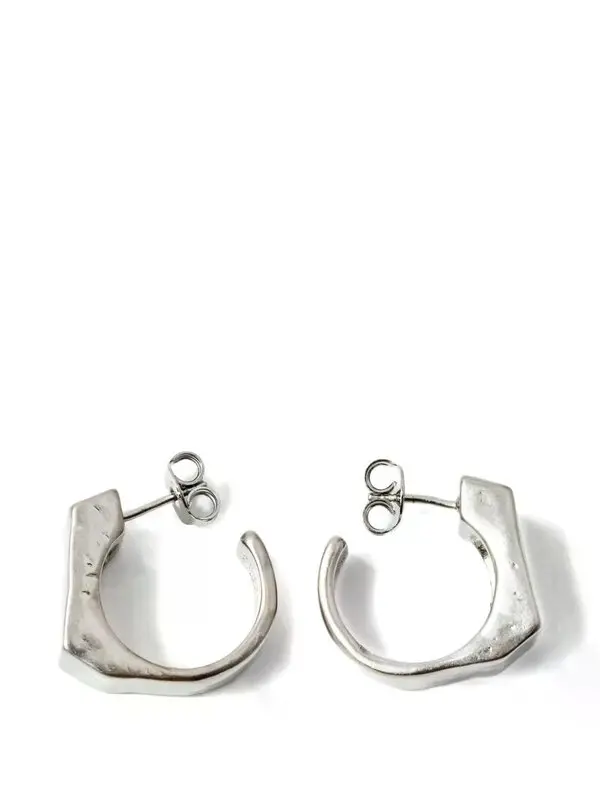 MAISON MARGIELA Geometric Earrings - Silver