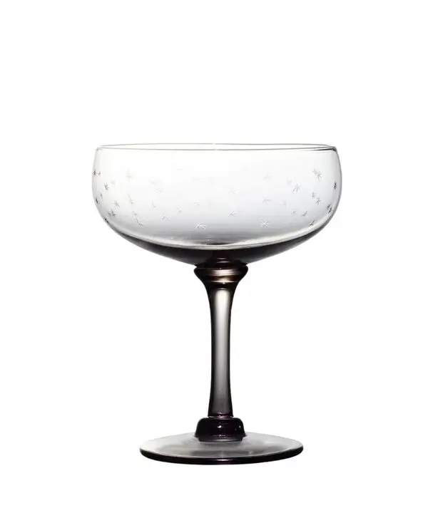 THE VINTAGE LIST Cocktail Glasses With Stars Design - Crystal