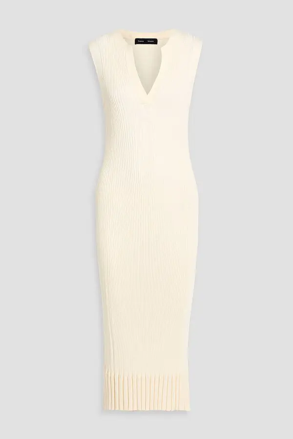 Proenza Schouler Ribbed-knit Midi Dress