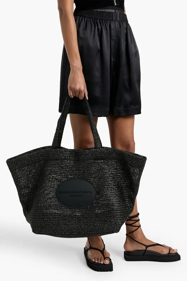 Alexander Wang Punch Xl Faux Raffia Tote