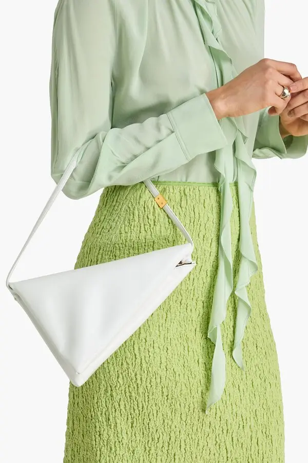 Marni Prisma Leather Shoulder Bag