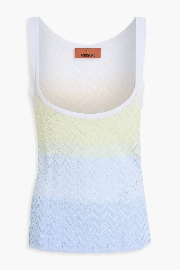 Missoni Crochet-knit Tank