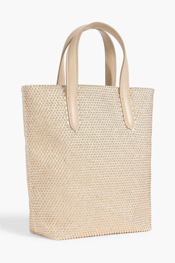 FERRAGAMO Embellished Satin Tote