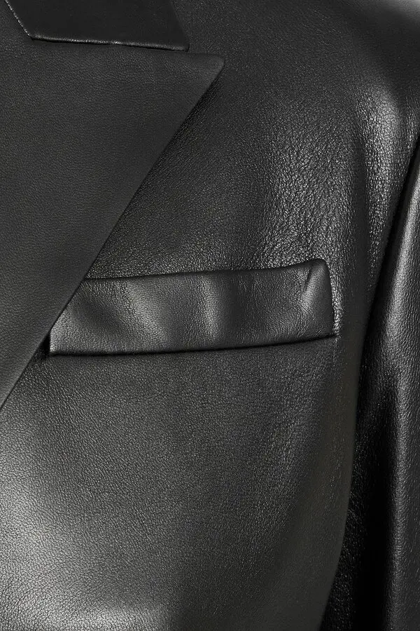 Versace Leather Blazer