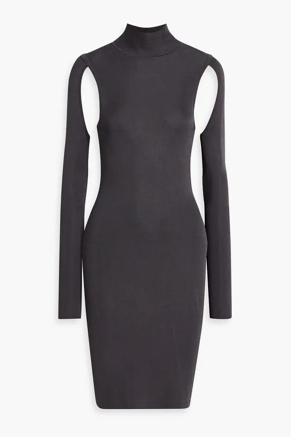 Helmut Lang Cutout Stretch-knit Dress