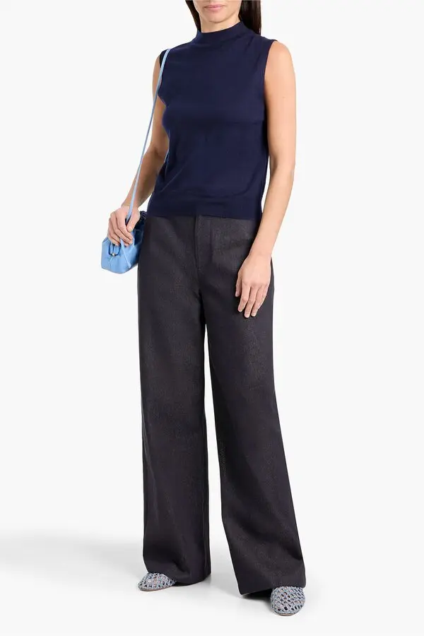 Vince High-rise Wide-leg Jeans