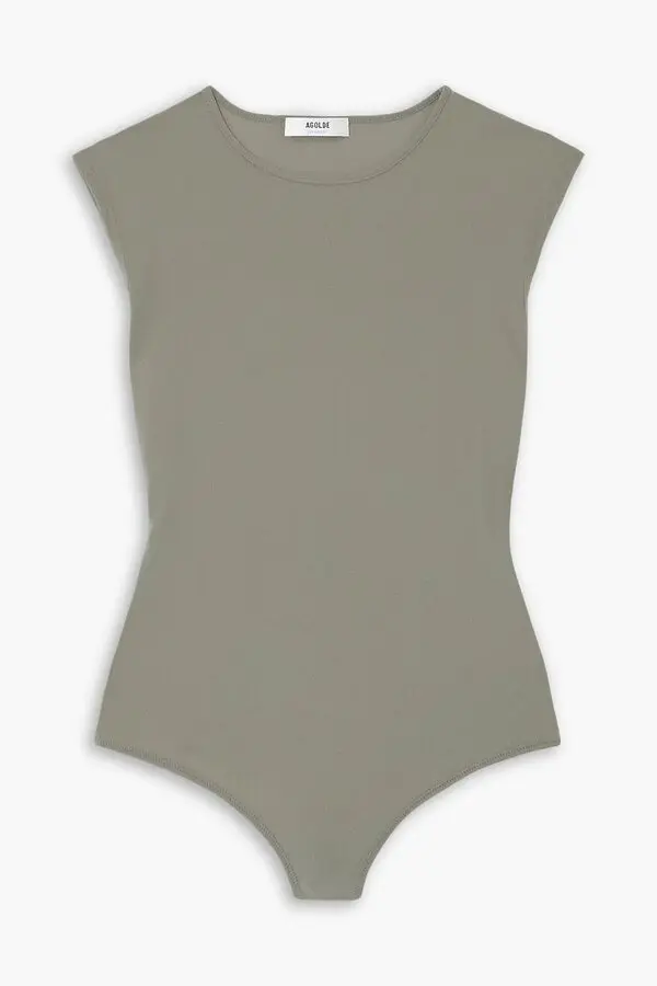AGOLDE Aura Stretch-jersey Thong Bodysuit