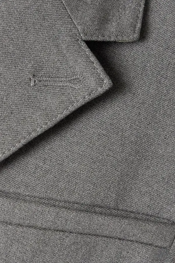 Proenza Schouler Lincoln Belted Flannel Blazer