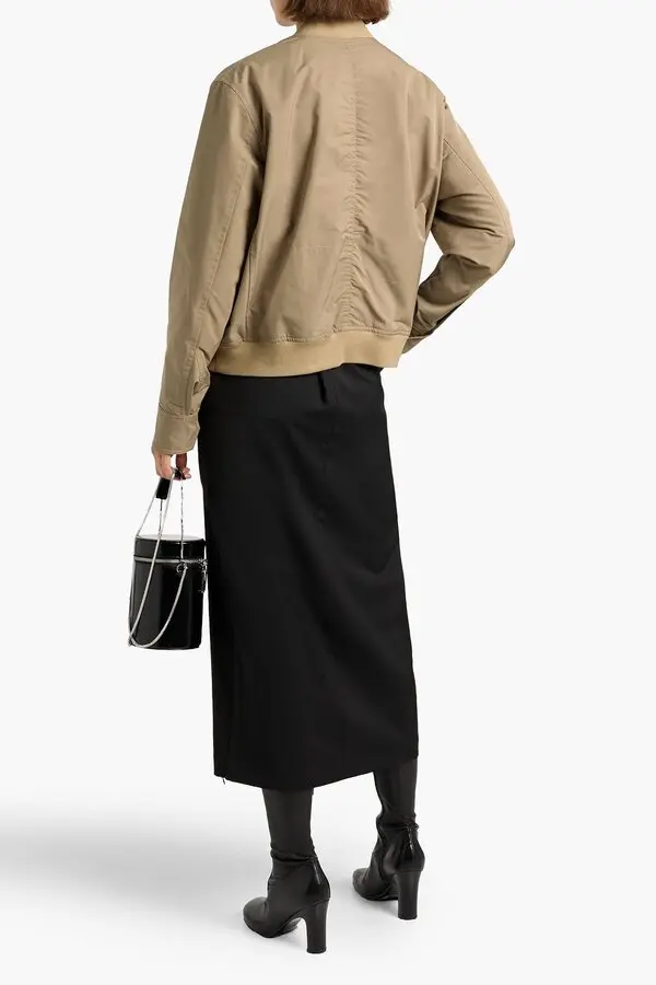 Vince Shell Bomber Jacket - Sand