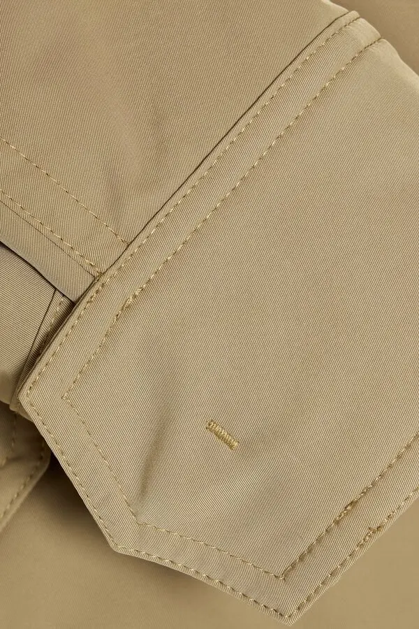 Vince Shell Bomber Jacket - Sand