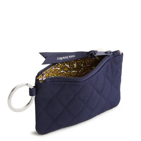 VERA BRADLEY Zip Id Case In Peacoat - Blue