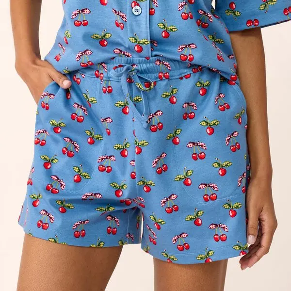 VERA BRADLEY Pajama Shorts In Cherry Picking