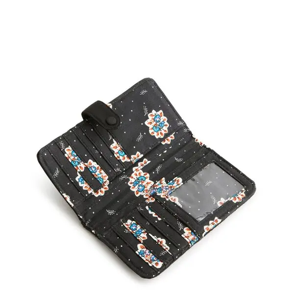 VERA BRADLEY Tab Wallet In Moonless Night - Black