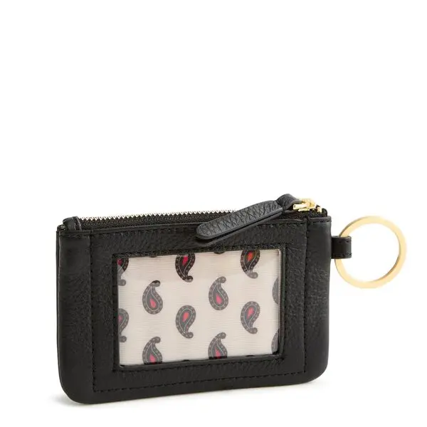 VERA BRADLEY Zip Id Case In Moonless Night - Black