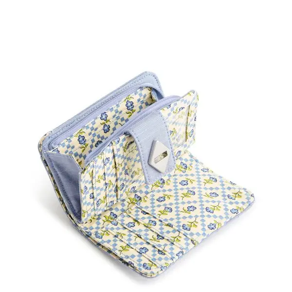 VERA BRADLEY Small Turnlock Wallet